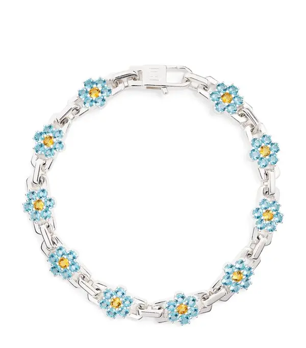 HATTON LABS Sterling Daisy Bracelet - Silver
