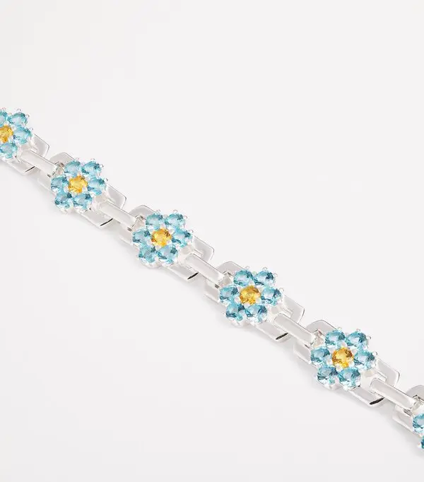 HATTON LABS Sterling Daisy Bracelet