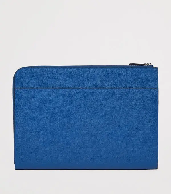 Smythson Small Panama Leather Laptop Case