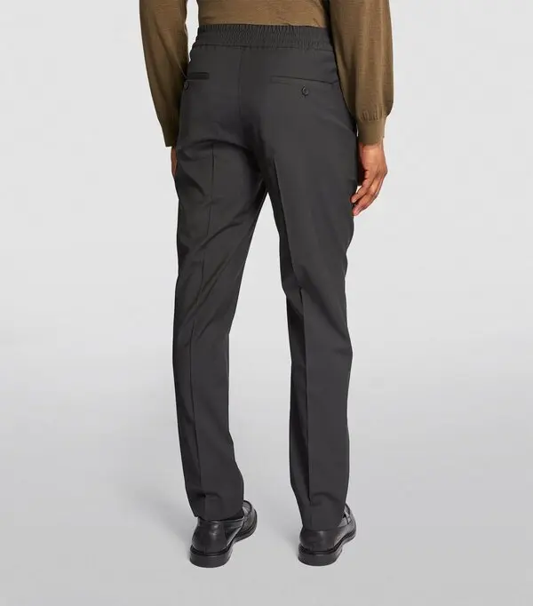 Sandro Wool-blend Tapered Trousers