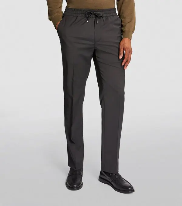 Sandro Wool-blend Tapered Trousers