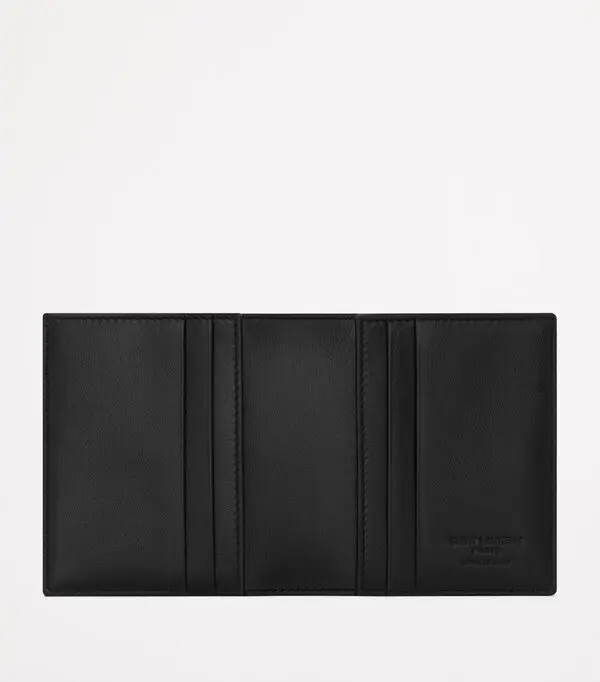 Saint Laurent Leather Reversible Card Holder
