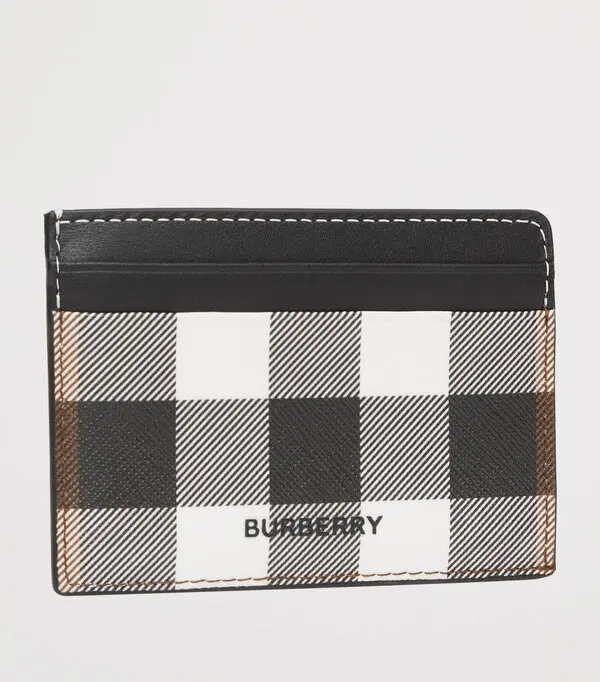 Burberry Check Logo Card Holder