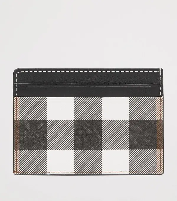 Burberry Check Logo Card Holder