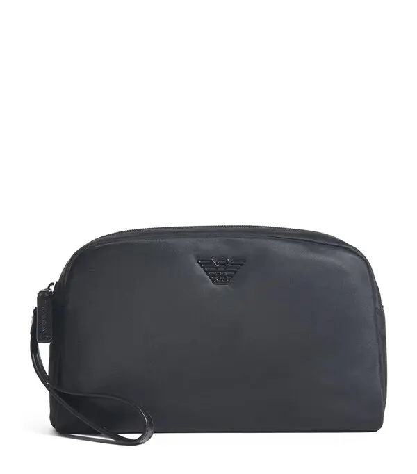 Emporio Armani Technical Wash Bag - Black