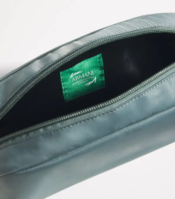 Emporio Armani Technical Wash Bag - Green