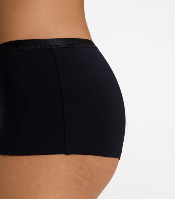 Hanro Stretch-cotton Sensation Boyleg Briefs - Black