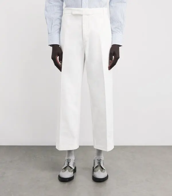 Thom Browne Cotton Twill Utility Trousers