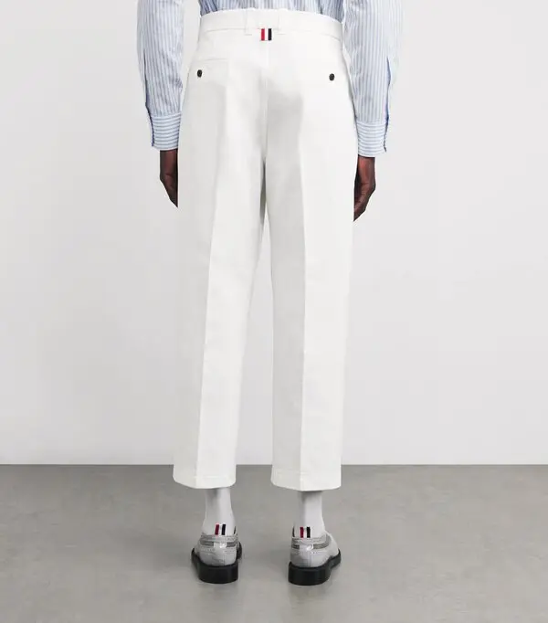 Thom Browne Cotton Twill Utility Trousers