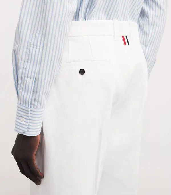 Thom Browne Cotton Twill Utility Trousers