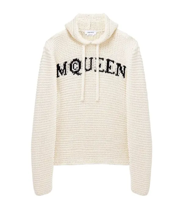 Alexander McQueen Knitted Logo Hoodie