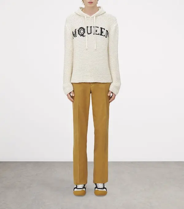 Alexander McQueen Knitted Logo Hoodie