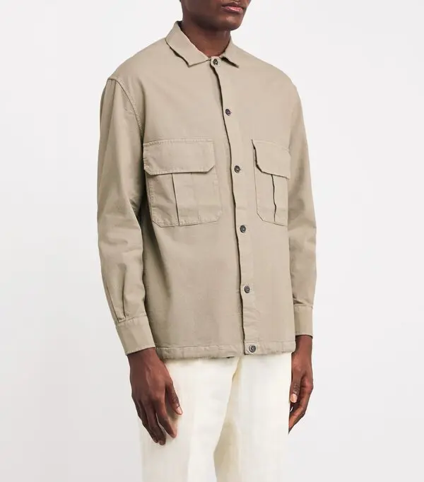Barena Venezia Cotton Drawstring Overshirt