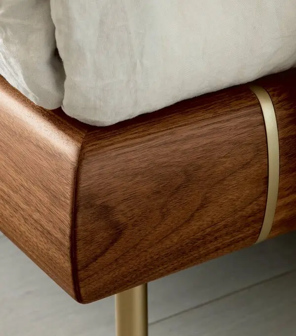PORADA Walnut Killian Bed