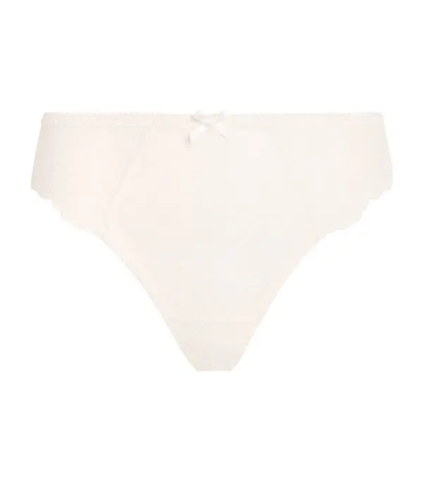 AUBADE Lace Danse Des Sens Tanga - Ivory