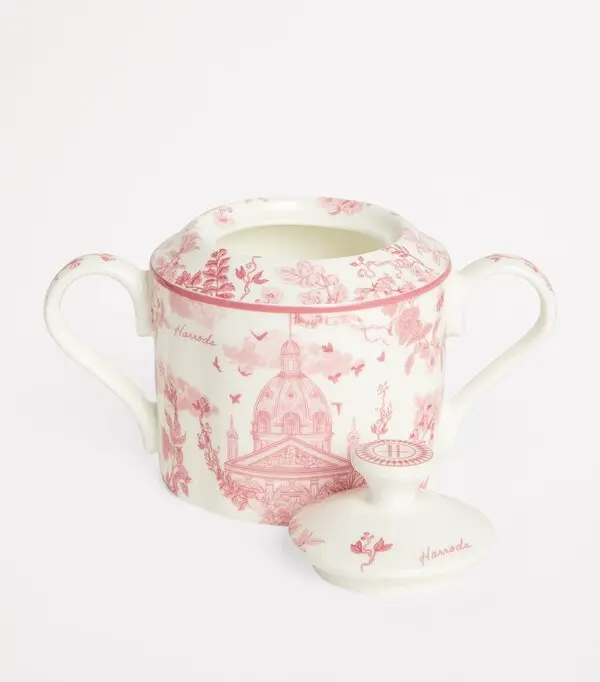 Harrods Bone China Toile Sugar Bowl