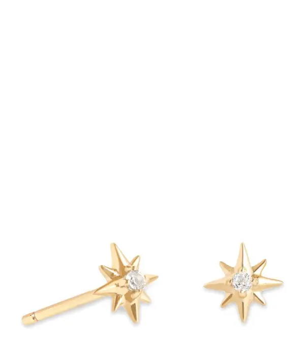ASTRID & MIYU Star Stud Earrings - Gold