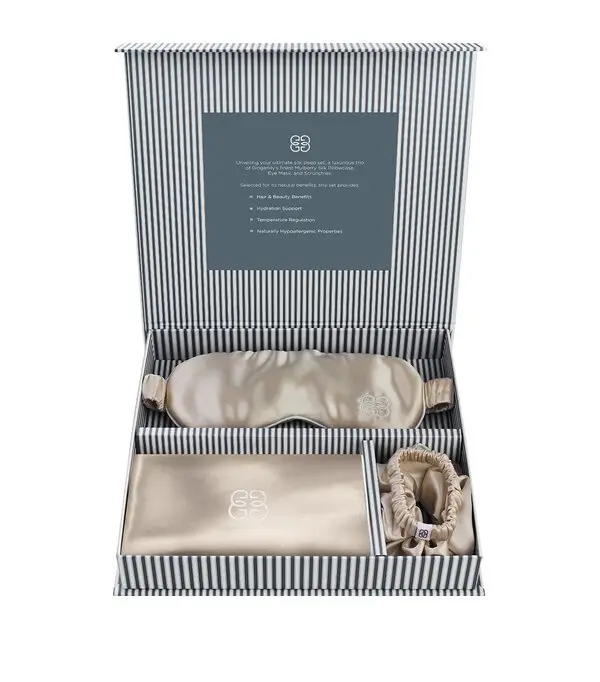 Gingerlily Silk Sleep Set - Gold