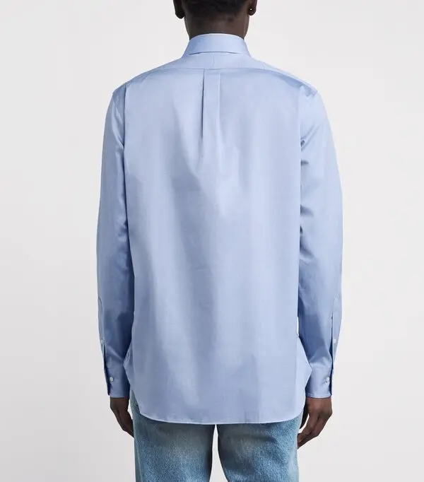 Polo Ralph Lauren Cotton Poplin Slim Oxford Shirt - Blue