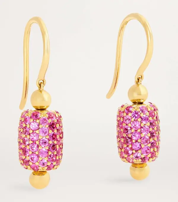 EMILY P. WHEELER Barrel Drop Earrings - Gold