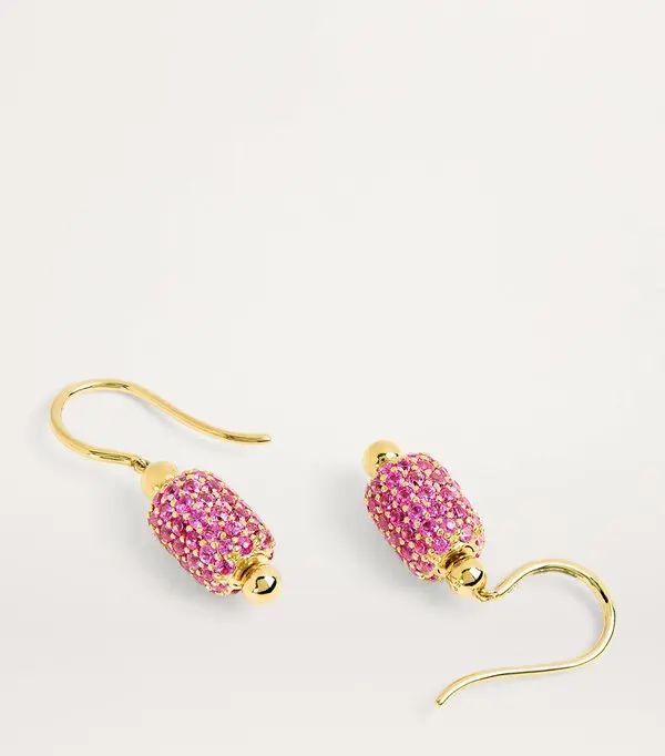 EMILY P. WHEELER Barrel Drop Earrings - Gold