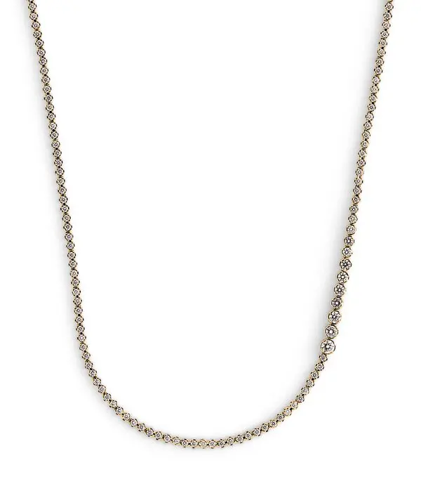 Sophie Bille Brahe Nuage De Tennis Diamond Necklace - Gold