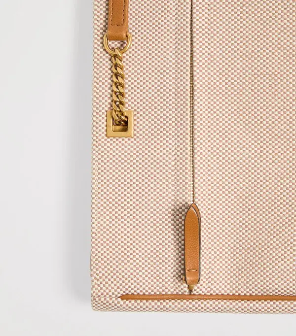 Valentino Garavani Canvas And Leather Viva Superstar Tote Bag - Neutral