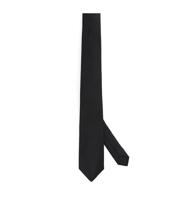 Sandro Silk Neck Tie - Black