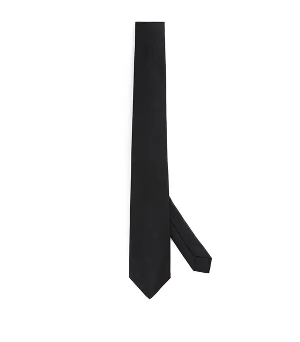 Sandro Silk Neck Tie - Black