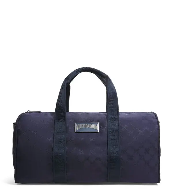 Vilebrequin 48h Turtle Jacquard Holdall - Navy