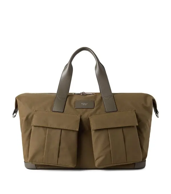 Mulberry Waxed Cotton Clipper Holdall - Green