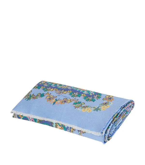 Etro Wool Iris Throw