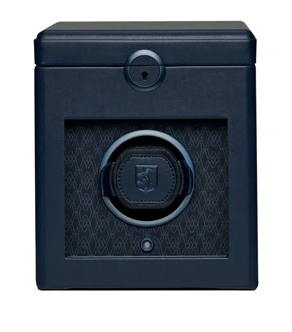 Wolf Earth" Single Watch Winder - Blue