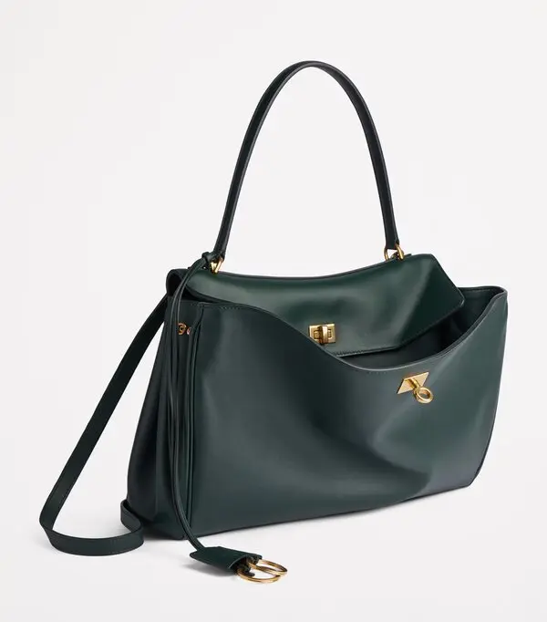 Balenciaga Leather Rodeo Top-handle Bag - Green