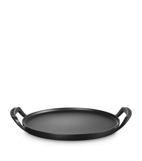 LE CREUSET Cast Iron Bbq Pizza Pan - Black
