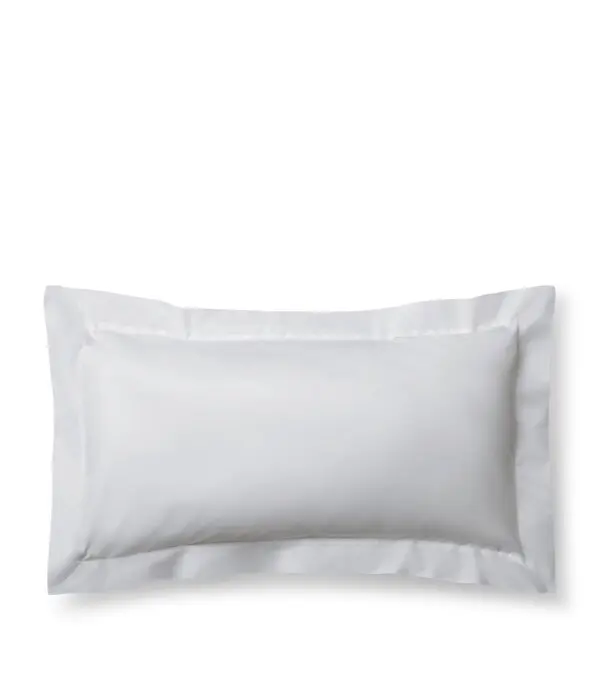 SAVOIR Cotton Percale The Drift Oxford Pillowcase - White