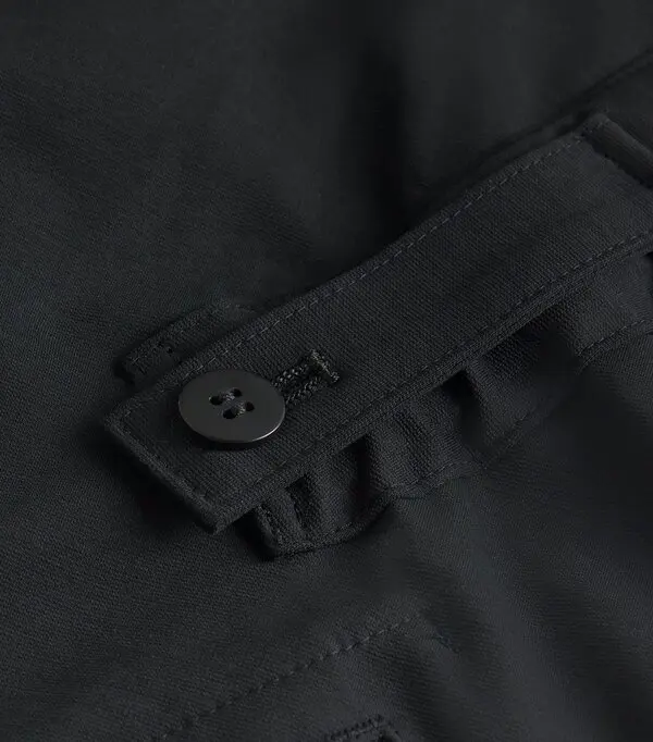 Issey Miyake Asymmetric Wide-leg Trousers