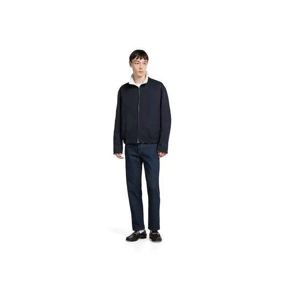 Gucci Reversible Cotton Gabardine Zip Jacket - Blue