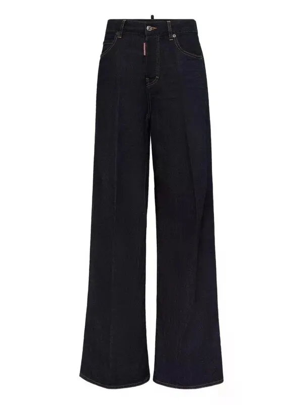 Dsquared2 Logo-tag Wide Leg Jeans