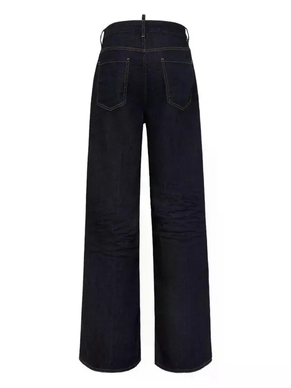 Dsquared2 Logo-tag Wide Leg Jeans