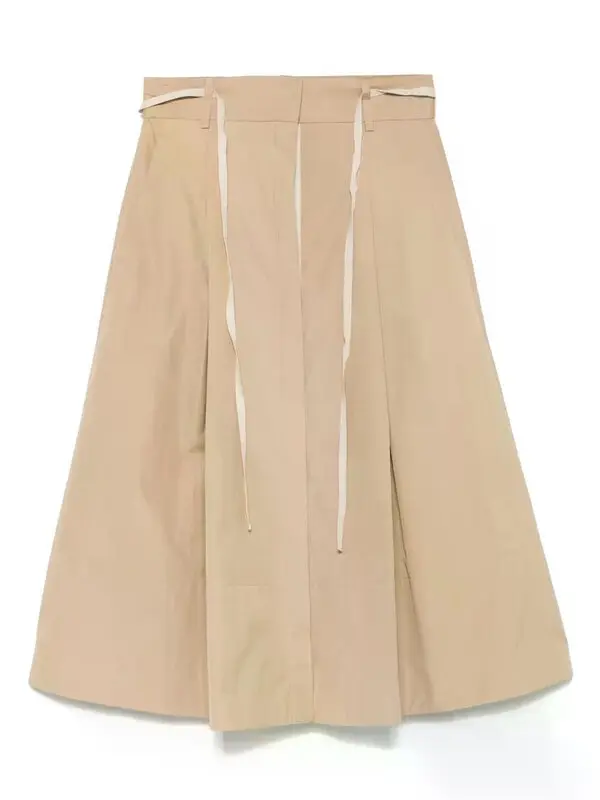 Vince Cotton Midi Skirt