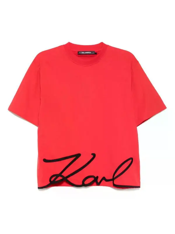 Karl Lagerfeld Signature Hem T-shirt