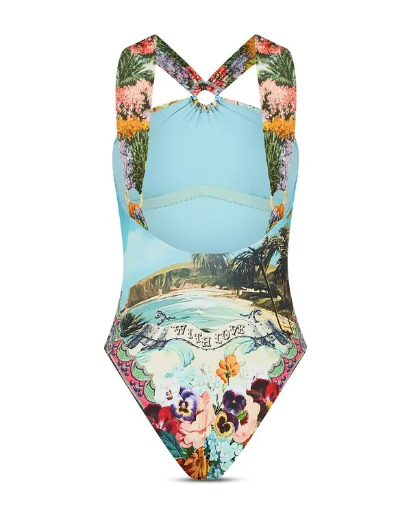 Camilla High Neck One-piece Swimsuit