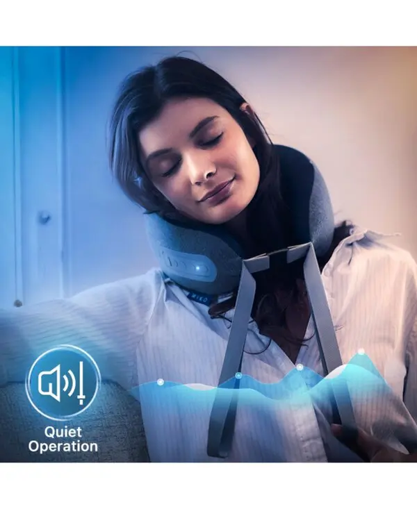 MIKO Snug Neck Massage Pillow With Memory Foam & Heat