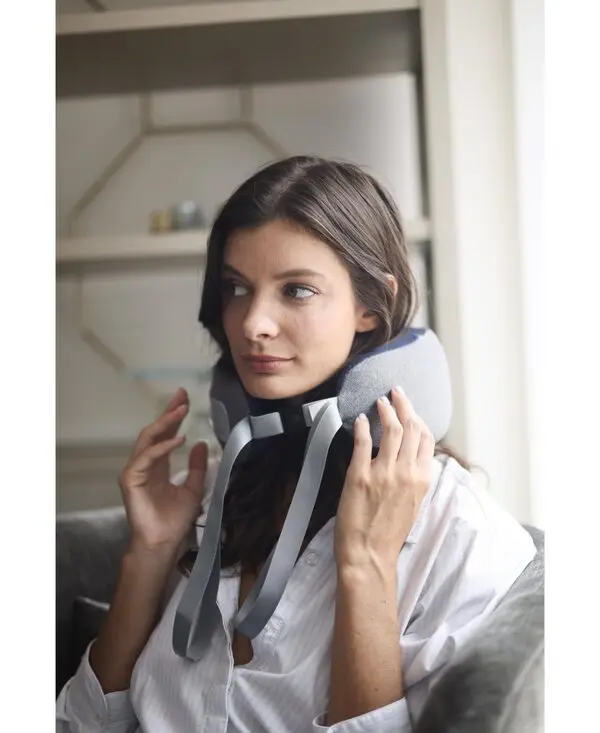 MIKO Snug Neck Massage Pillow With Memory Foam & Heat