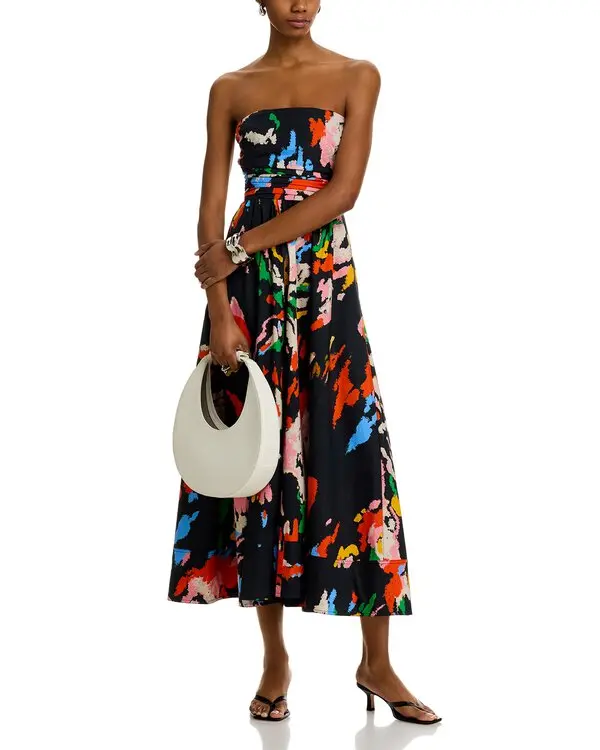 A.L.C. Tate Strapless Dress - Black Multi