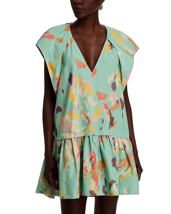 A.L.C. Ember Mini Dress - Mint Multi