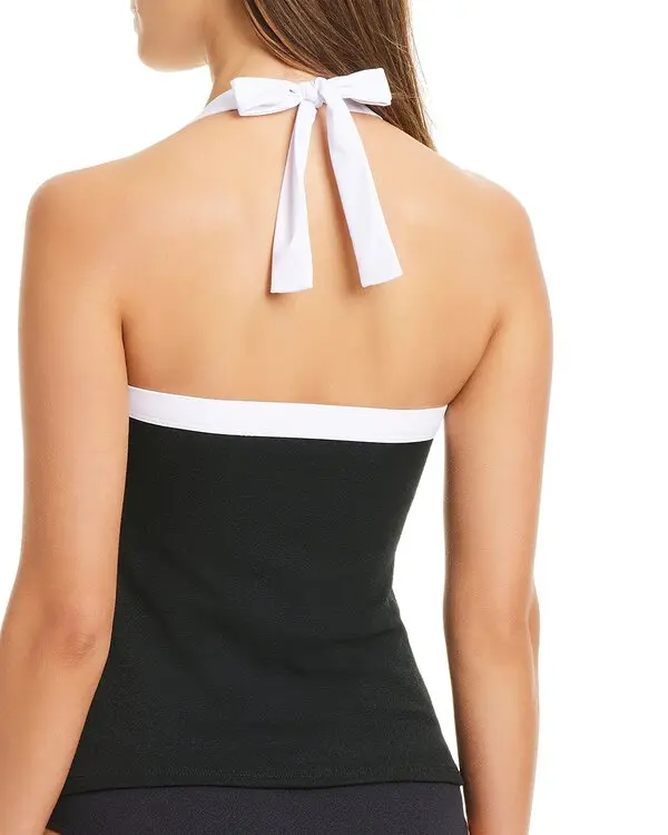 BLEU BY ROD BEATTIE Halter Tankini Top
