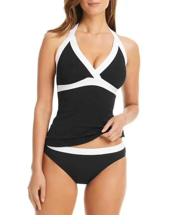 BLEU BY ROD BEATTIE Halter Tankini Top