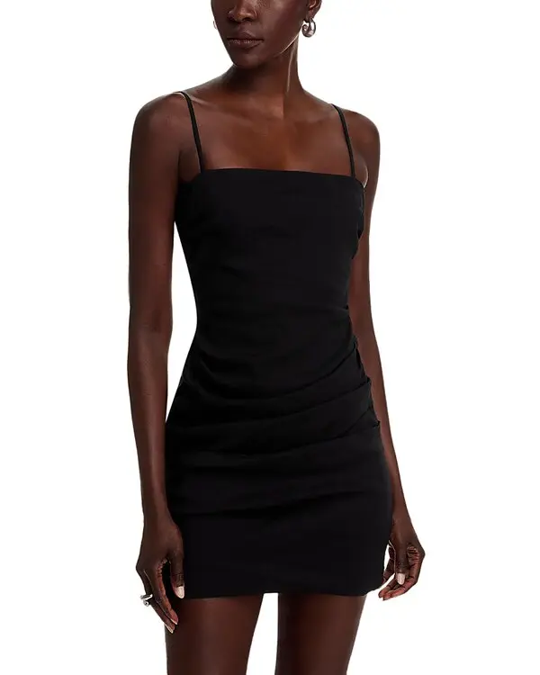 A.L.C. Mya Ruched Dress - Black